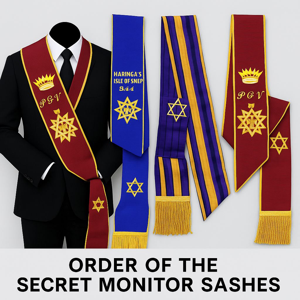 Order Of the Secret Monitor Sashes – Masonic Hub